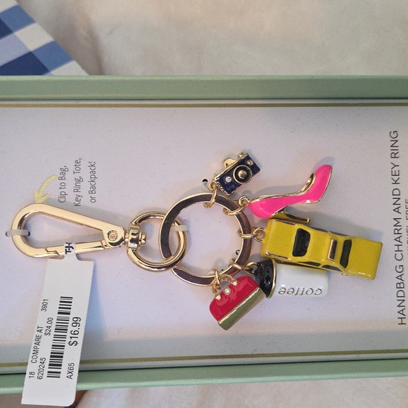 True To Form | Accessories | Colorful Charm Key Ring | Poshmark
